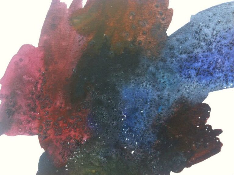 Salt Textured Watercolor Painting - Jinxy Kids
