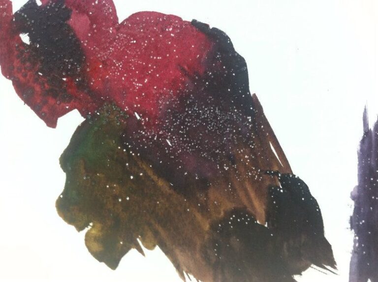 Salt Textured Watercolor Painting - Jinxy Kids