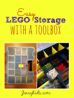 Easy LEGO Storage with a Toolbox - Jinxy Kids