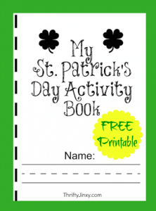FREE Printable St. Patrick's Day Activity Book - Jinxy Kids