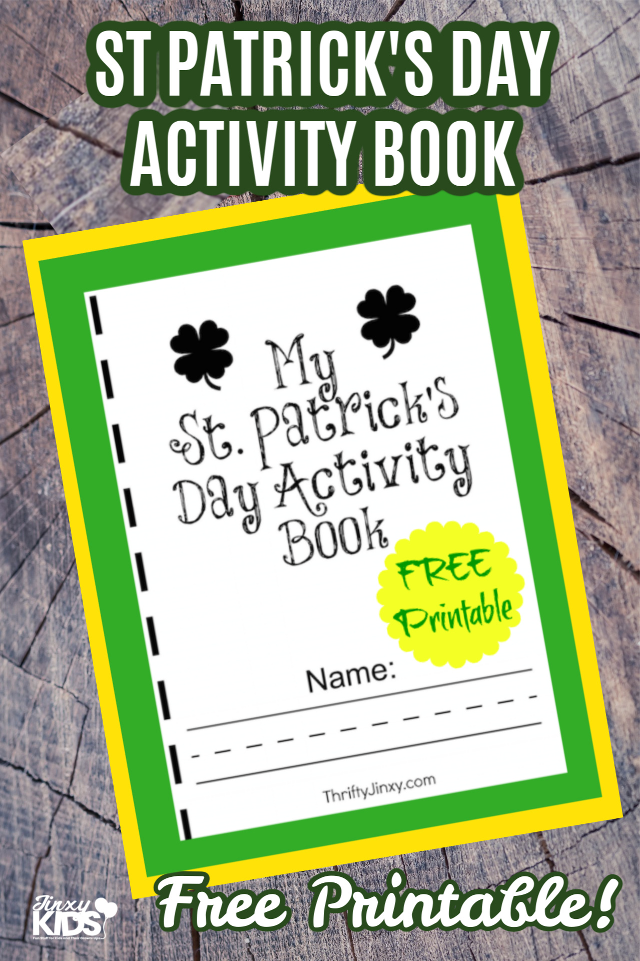 FREE Printable St. Patrick's Day Activity Book - Jinxy Kids