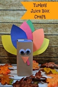 Turkey Juice Box Craft for Thanksgiving - Jinxy Kids