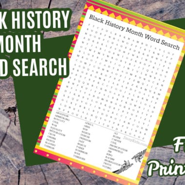 Black History Month Word Search Puzzle