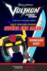 Voltron DIY Sword and Mask - Voltron Legendary Defender Season 2 ...
