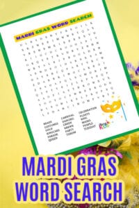 Free Printable Mardi Gras Word Search Puzzle - Jinxy Kids