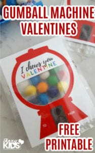 DIY Gumball Machine Valentines - Jinxy Kids