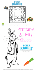 Peter Rabbit Printable Activity Sheets - Jinxy Kids