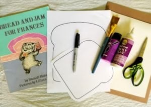 Bread and Jam for Frances Book Preschool Craft - Jinxy Kids