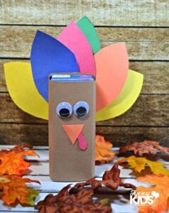 Turkey Juice Box Craft for Thanksgiving - Jinxy Kids