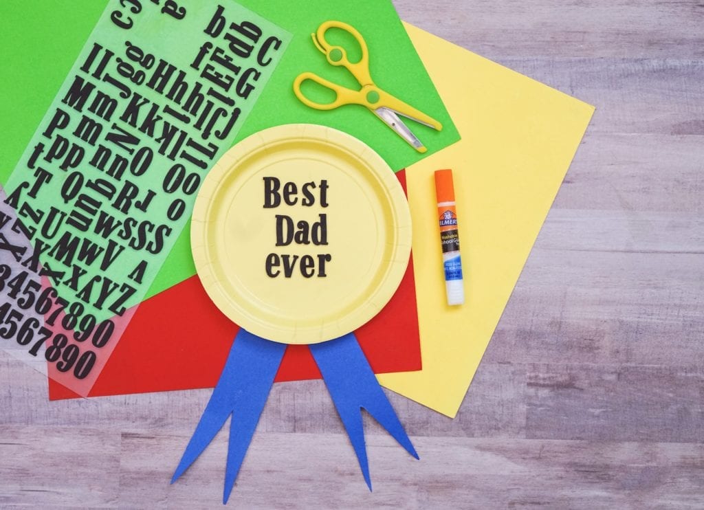 Best Dad Ever Award – Easy Father's Day Kids Craft! - Jinxy Kids