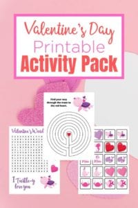 Valentine's Day Printable Activity Pack - Jinxy Kids