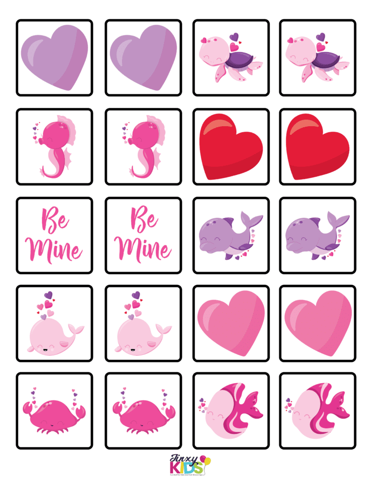 Valentine's Day Printable Activity Pack - Jinxy Kids