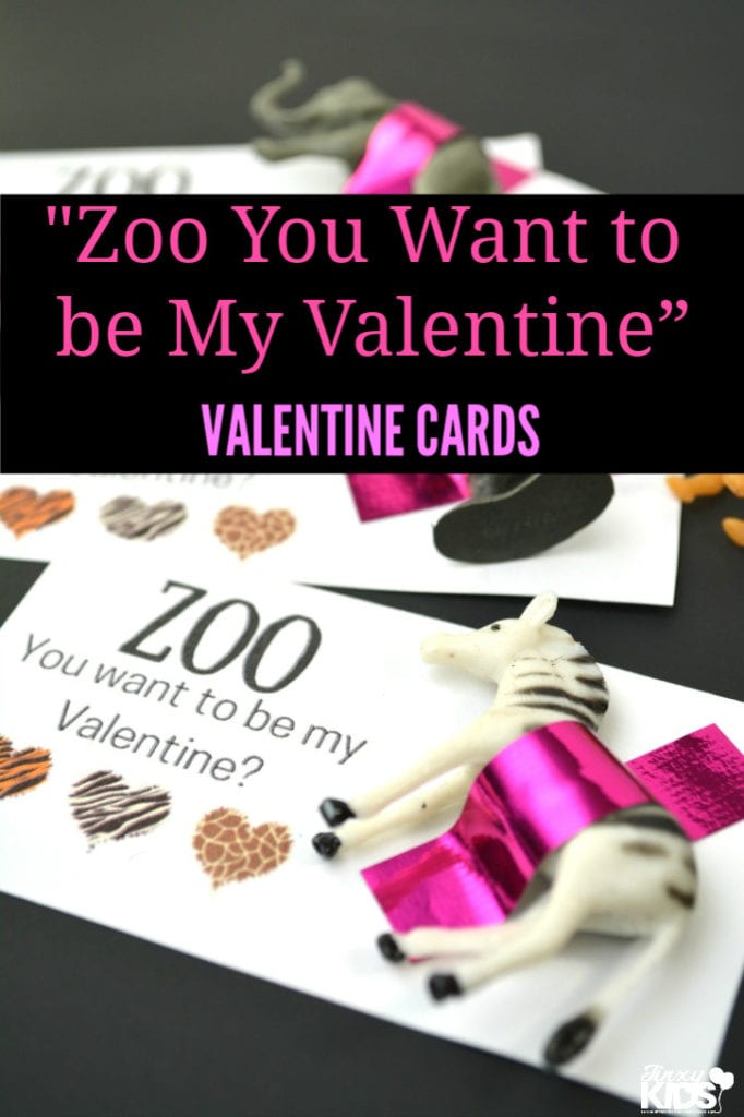 “Zoo You Want to be My Valentine” Animal Valentine Card Craft - Jinxy Kids