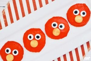 Make Fun and Easy Elmo Cookies! - Jinxy Kids