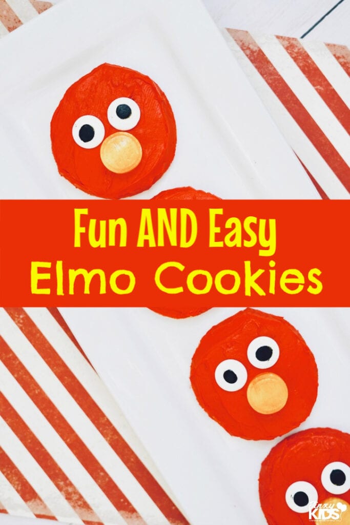 Make Fun and Easy Elmo Cookies! - Jinxy Kids