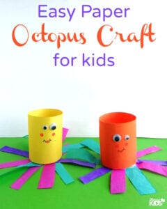 Easy Paper Octopus Craft for Kids - Jinxy Kids