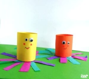 Easy Paper Octopus Craft for Kids - Jinxy Kids