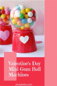 Mini Gum Ball Machines Craft for Valentine's Day or Birthday Parties ...