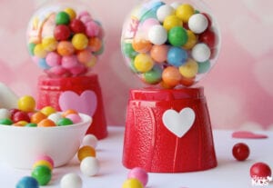 DIY Gumball Machine Valentines - Jinxy Kids