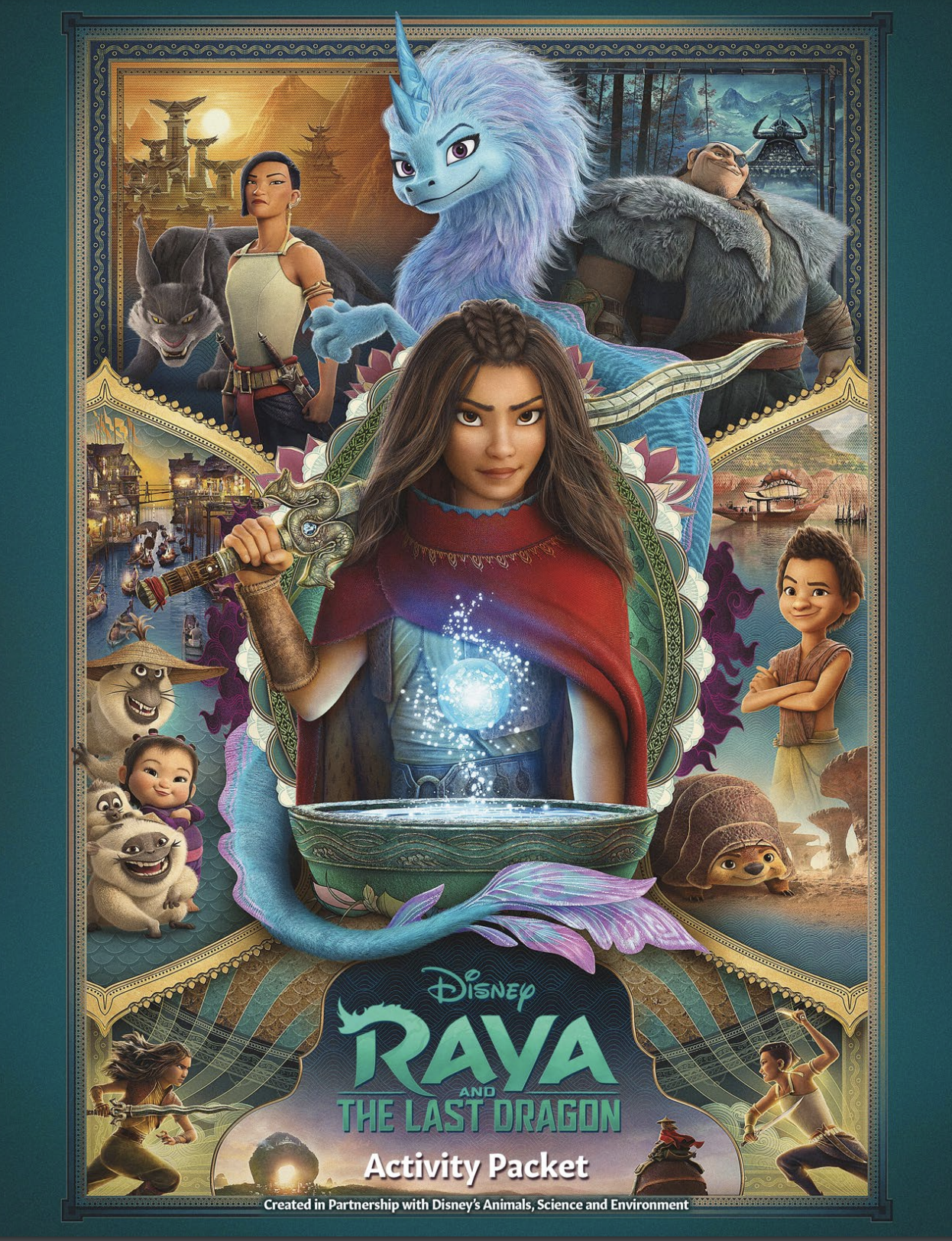 Raya and the Last Dragon Printable Activity Sheets - Jinxy Kids