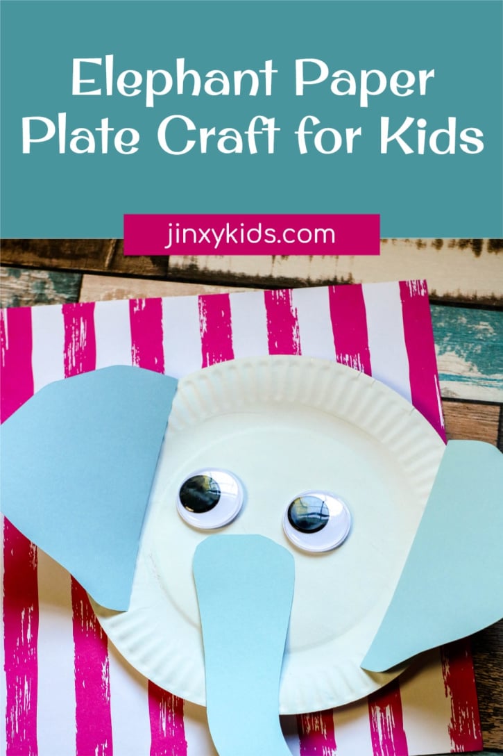 Elephant Paper Plate Craft for Kids - Jinxy Kids