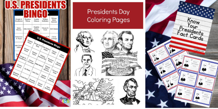 FREE Printable US Presidents Word Search - Jinxy Kids