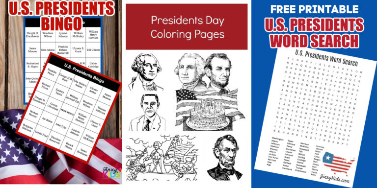 FREE Printable Presidents Day Activity Cards - Know Your Presidents ...