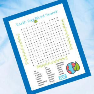 Free Printable Earth Day Word Search Puzzle - Jinxy Kids