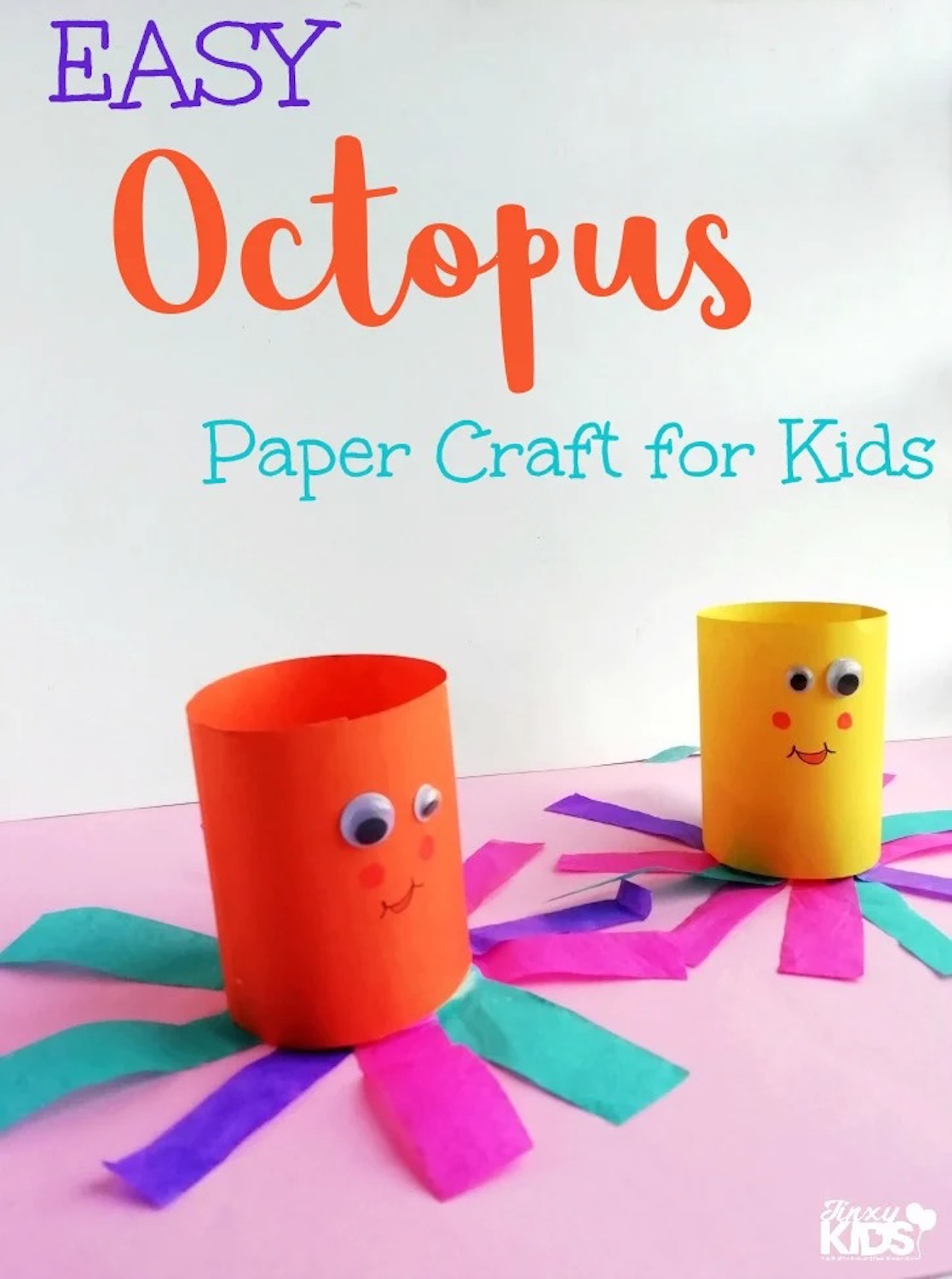Easy Paper Octopus Craft for Kids - Jinxy Kids