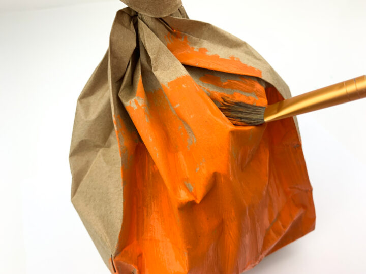 Paper Bag Pumpkin Craft for Kids - Jinxy Kids