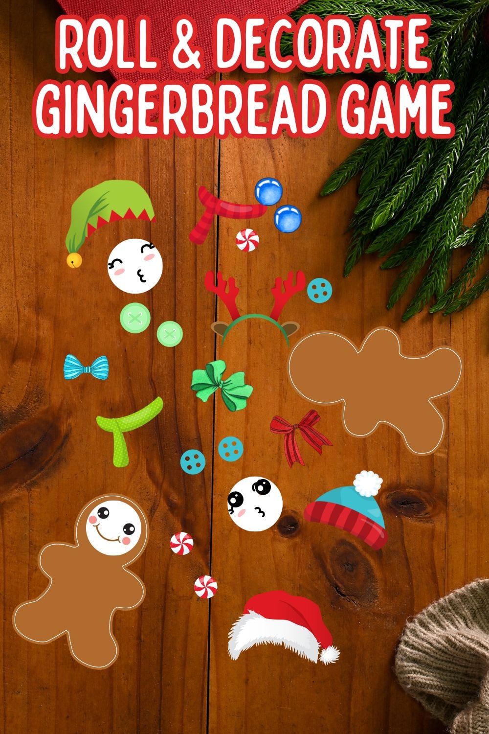 Roll & Decorate: A Festive Gingerbread Game for Christmas - Jinxy Kids