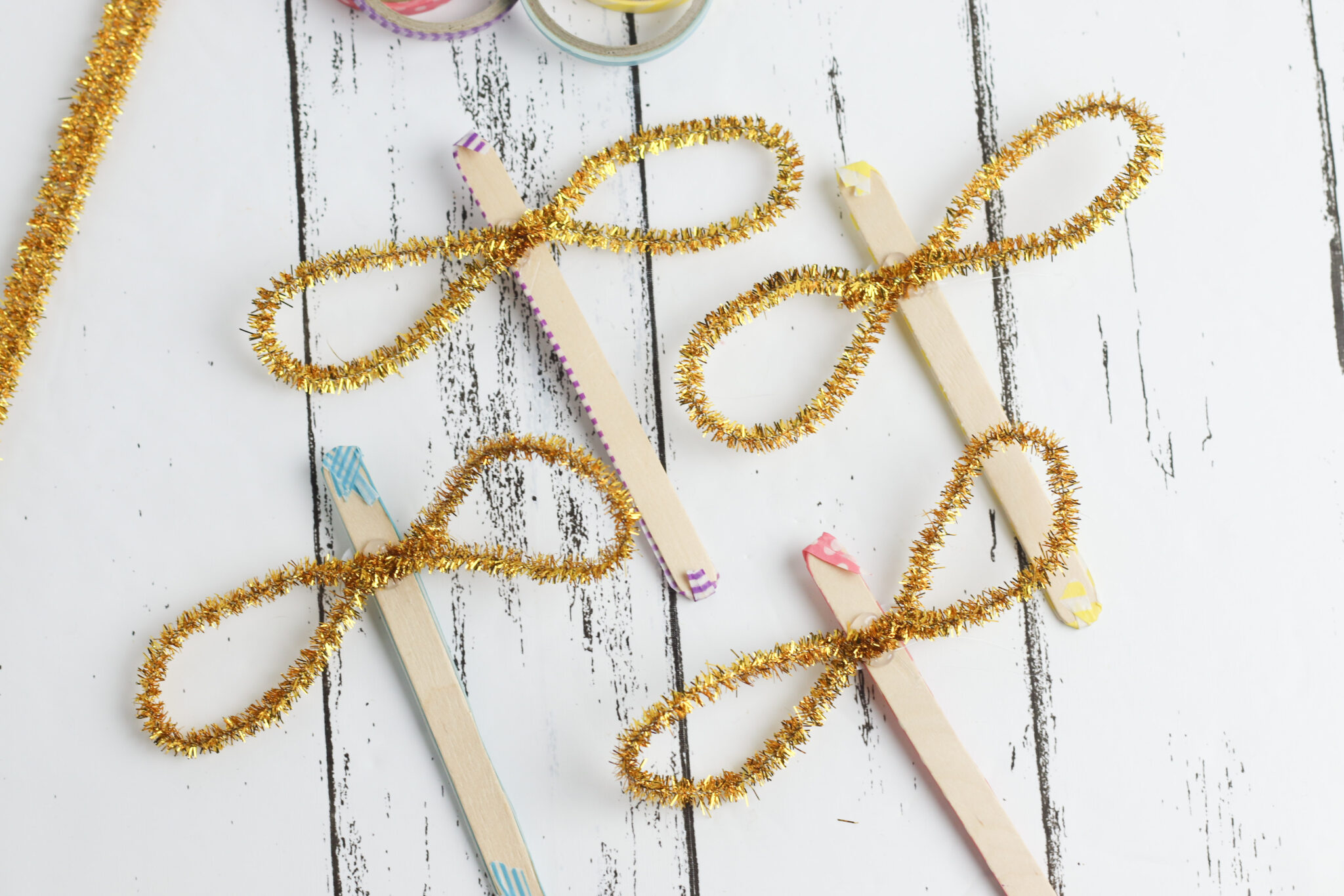 Popsicle Stick Dragonflies - Jinxy Kids