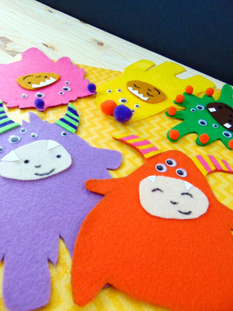 Felt Baby Monsters Craft - Jinxy Kids