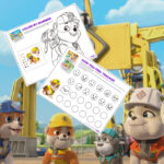Free Printable Rubble & Crew Activity Sheets - Jinxy Kids