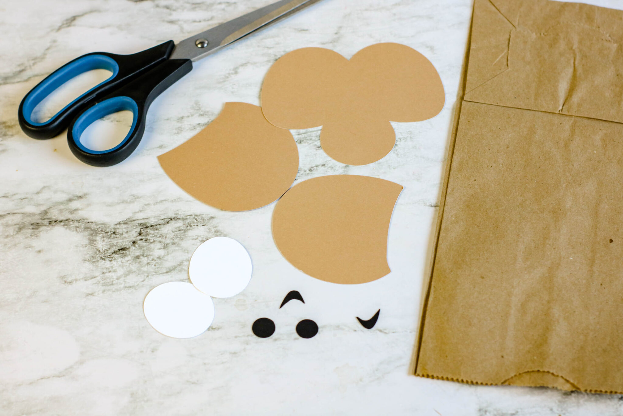 Monkey Paper Bag Puppet Craft - Jinxy Kids